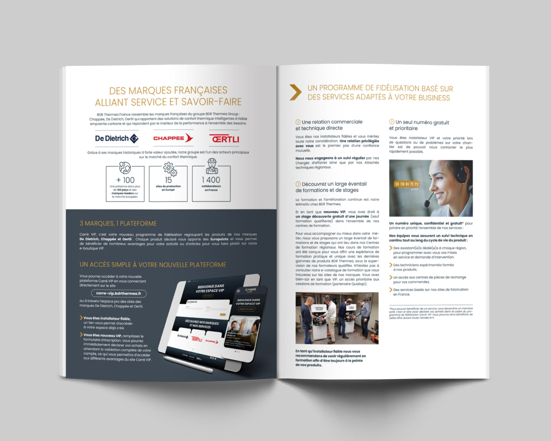 Carré VIP – brochure – Shifumi, agence de design stratégique