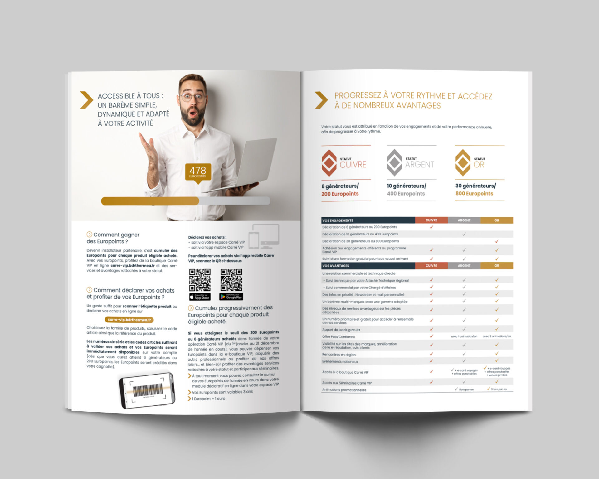 Carré VIP – brochure – Shifumi, atelier de création graphique à Lyon